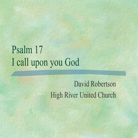 Ps 017 i call upon you god | PPS