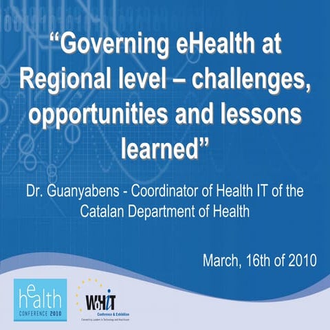 Health organization in Catalonia (Catalan health model) | PPTX