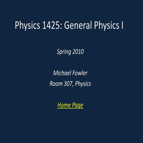 physics intro | PDF