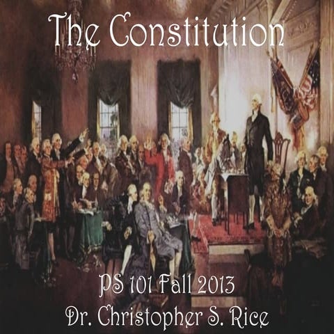 PS 101 Constitution Fall 2013 | PDF