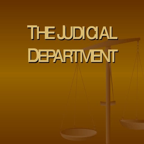 Lesson 8- JUDICIAL DEPARTMENT | PPTX