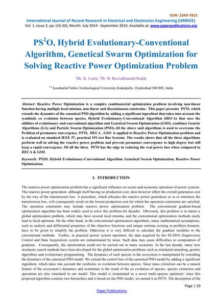 Firefly Algorithm Based Optimal Reactive Power Flow