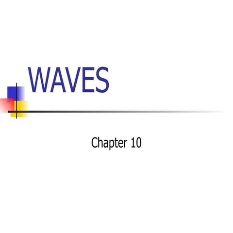Waves and sound grade 10 | PPTX