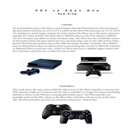 Xbox one vs ps4.pptx
