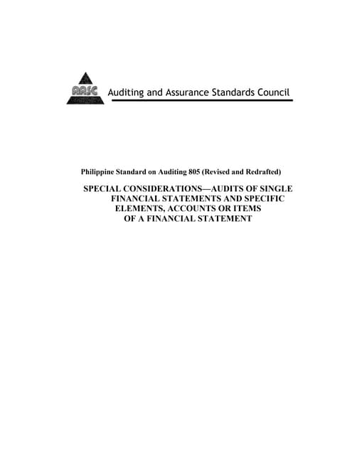 ISA: 706-Revised | PDF