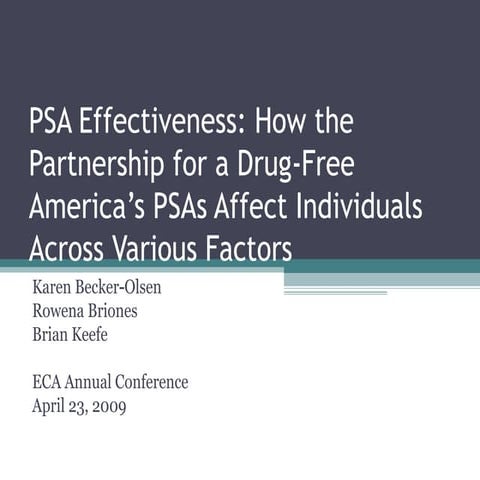 Public Service Announcements | PDF