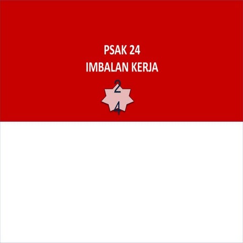 Perhitungan aktuaria imbalan pasca kerja | PPTX