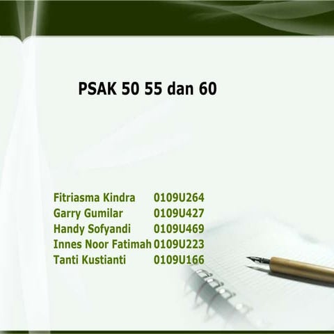 Psak 50 55 dan 60 | PPTX
