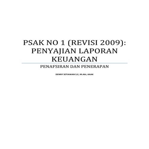 Psak no 1 ds | PDF