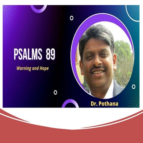 Psalm-89. Warning and Hope .ppt