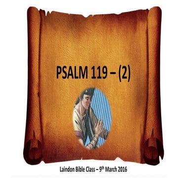 Psalm 119 – (2) only | PPTX