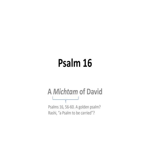 Psalm 16 | PPTX