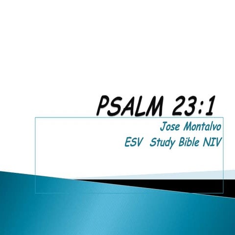 Psalm 23 | PPS