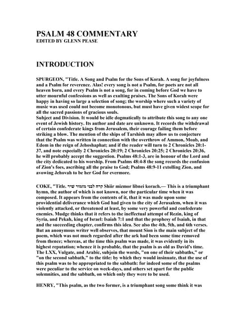 Jerusalem – an analysis by stuart ironside and james clark | PPT