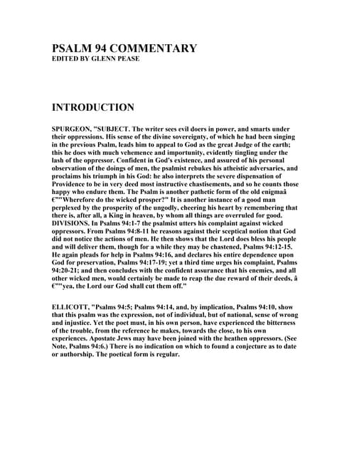 Psalms 2:4 || Collection of Biblical Commentaries | PDF