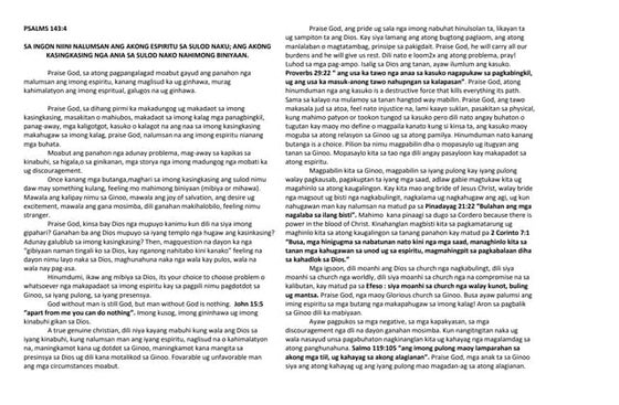 NOVENA SA INAHAN SA KANUNAYNG PANABANG | DOCX