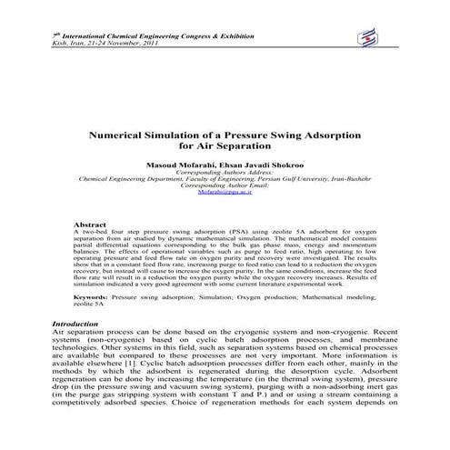 Psa oxygen | PDF