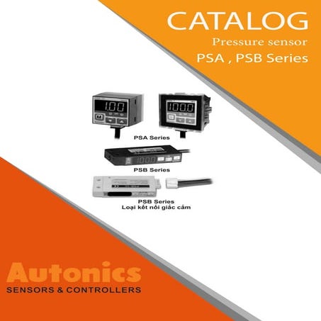 Catalog Pressure Sentor PSA / PSB Autonics - Beeteco | PDF