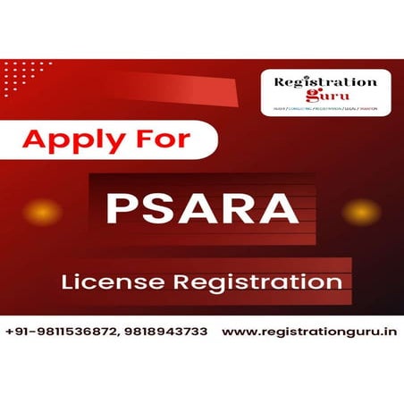 PSARA License Registration Online in India | PDF