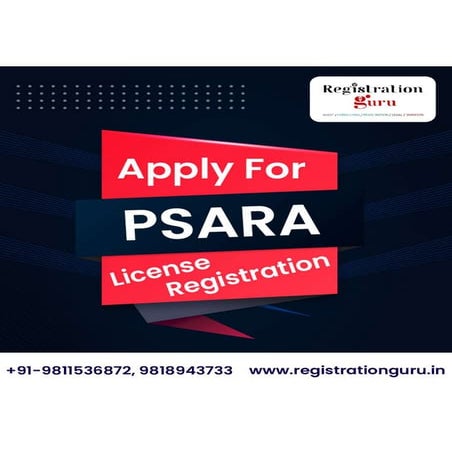 PSARA License Registration in india . | PDF