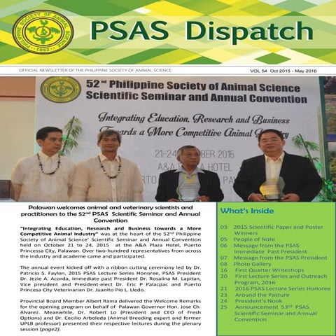 PSAS Dispatch June 2016 | PDF