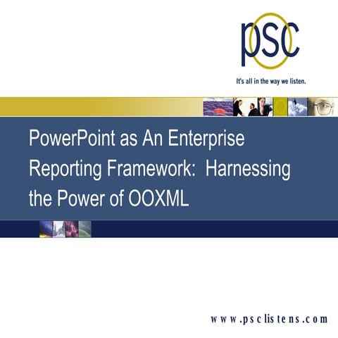 PSC & OOMXL | PPT