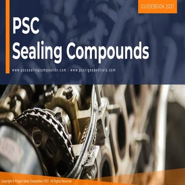 PSC Sealing Compounds 2021 | PPT