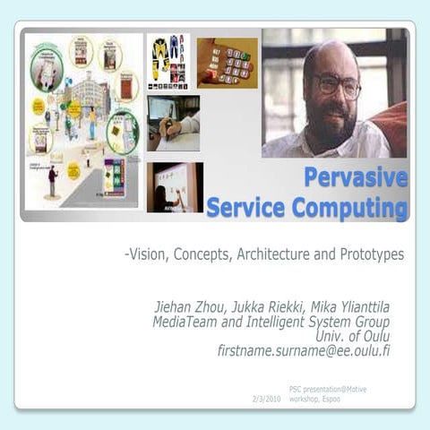 Pervasive service computing | PPSX