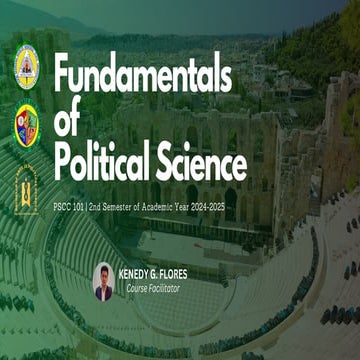 PSCC 101 Unit 1 Lesson 1 | Intro to PolSci | PDF