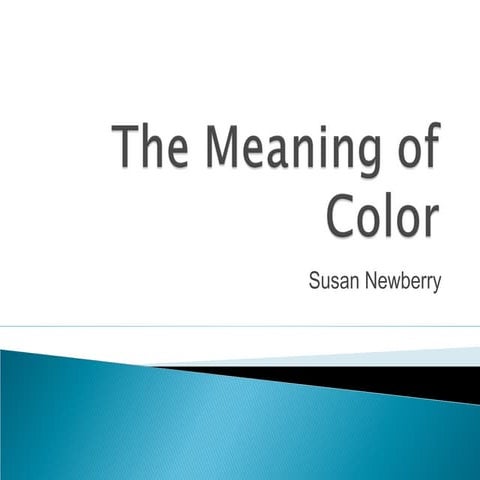 The Psychology of Color | PPT
