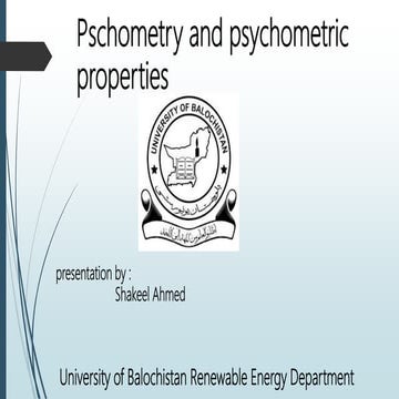 Pschometry and psychometric properties.pptx | Weather | Science