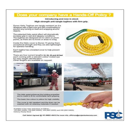 PSC Marine Anti-tangle Dynex Taglines | PDF