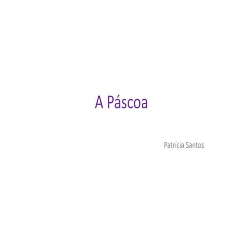 Slide para páscoa | PPTX
