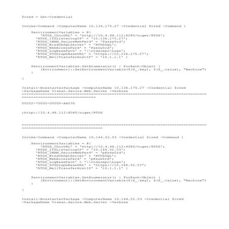 Power Shell Commands | PDF