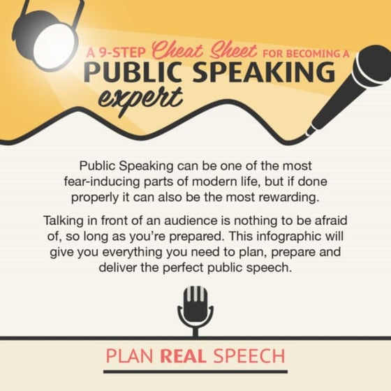 Public Speaking Tips infographic | PDF