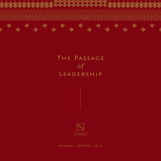 Putera Sampoerna Foundation Annual Report 2015 | PDF