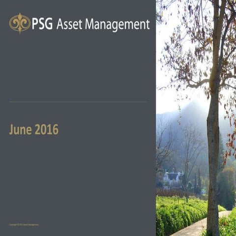 PSG Asset management | PPTX | Stocks and Bonds | Personal Investing