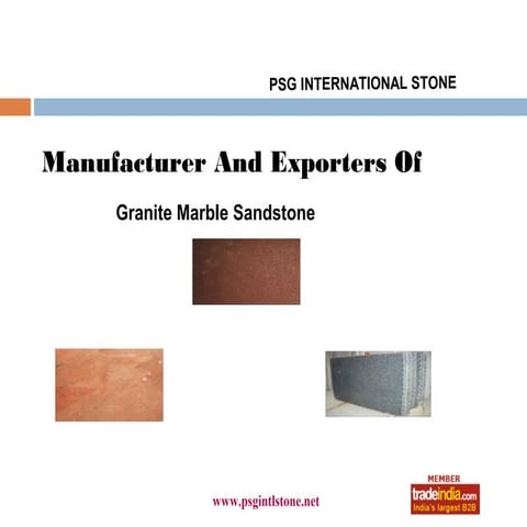 PSG International Stone | PPT