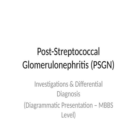 PSGN_Diagrammatic_Presentation for this topic | PPTX