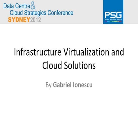 Virtualization and Cloud Solutions | PPT
