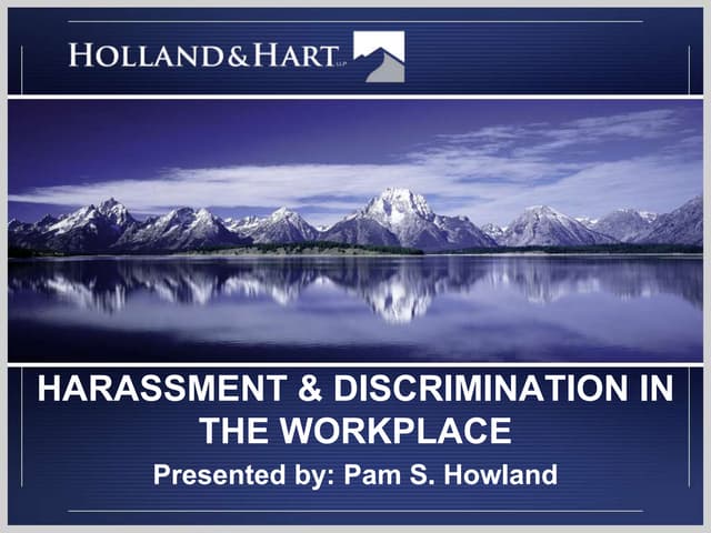 Sexual harassment PPT | PPTX