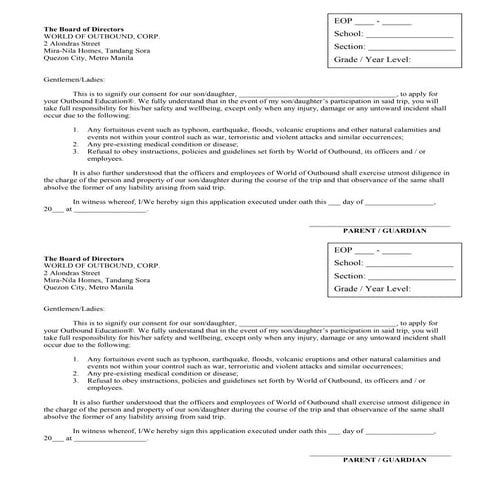 Family Day Letter | PDF