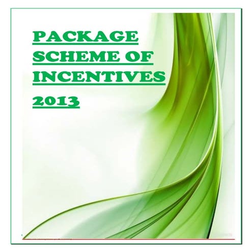 Package Scheme Of Incentives PSI | PDF