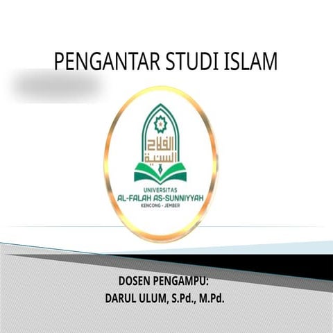 PSI 4 Kedudukan dan Posisi umat Islam dalam studi Islam.pptx