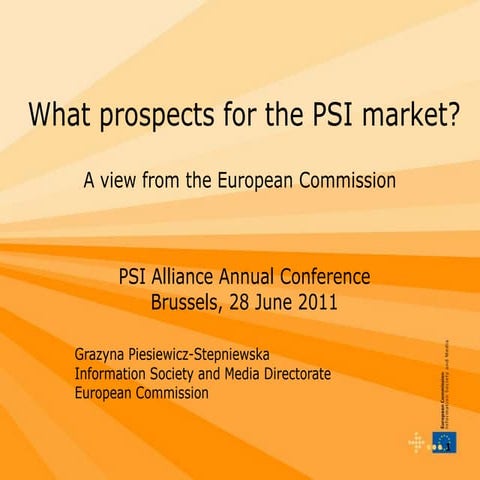 What prospects for the PSI market? - A view from the European ...