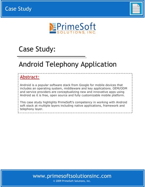 Android Telephony Manager and SMS | PDF