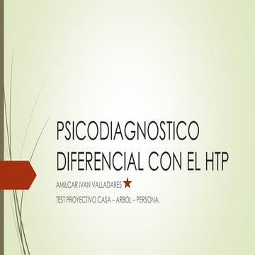 Psicodiagnostico diferencial con el TEST PROYECTIVO HOUSE TREE PERSON ...