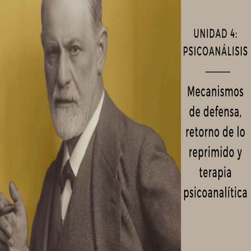 Psico_general_Freud: mecanismos de defensa | PDF