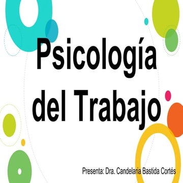 Psicologia en el trabajo | PPTX