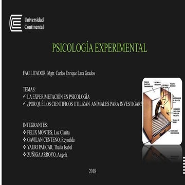 Psicologia experimental | PPTX